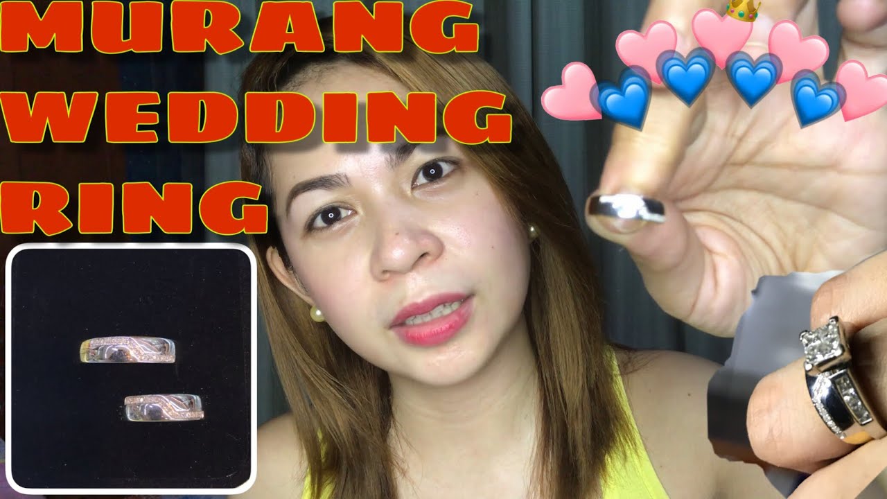 MURANG WEDDING RING SA ONGPIN | BAGSAK PRESYO - YouTube