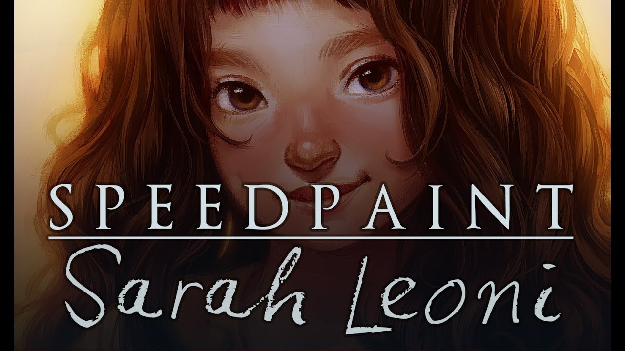 [speedpaint] paint tool sai - "Sarah Leoni" (Original Character) - YouTube