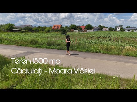Teren Căciulați- Moara Vlăsiei, 1500 mp, video drona / Andreea Pălimariu 