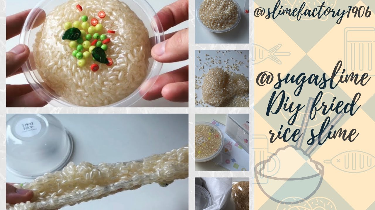 @sugaslime DIY Fried Rice Slime !! - YouTube