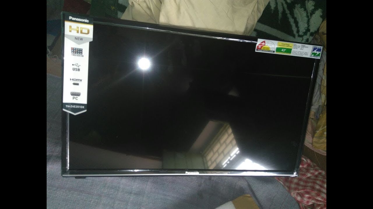 Panasonic 60cm (24 inch) HD Ready LED TV (TH-24E201DX) Unboxing - YouTube