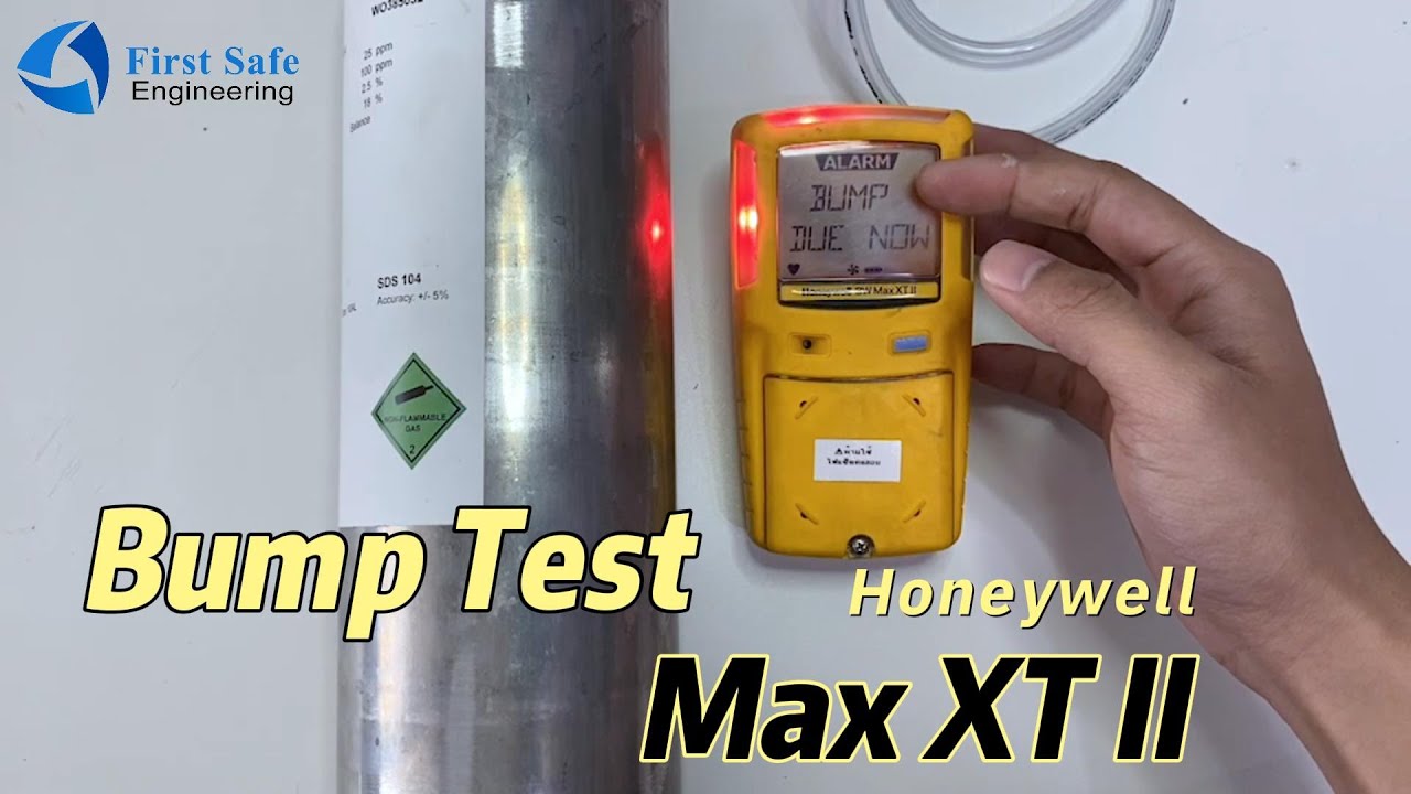 วิธีการ Bump Test Model Max XT II - YouTube