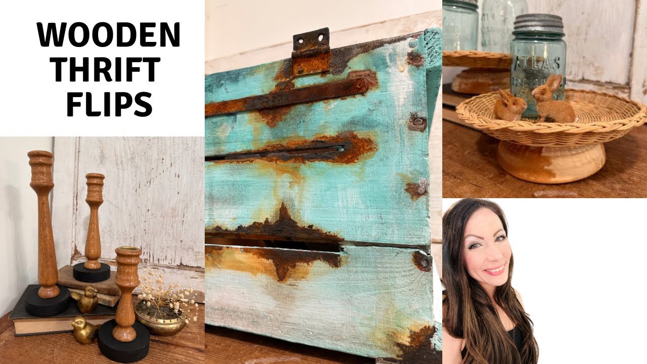 Wood Thrift Flips | Upcycled Wood Projects | Summer 2023 DIY Decor ...