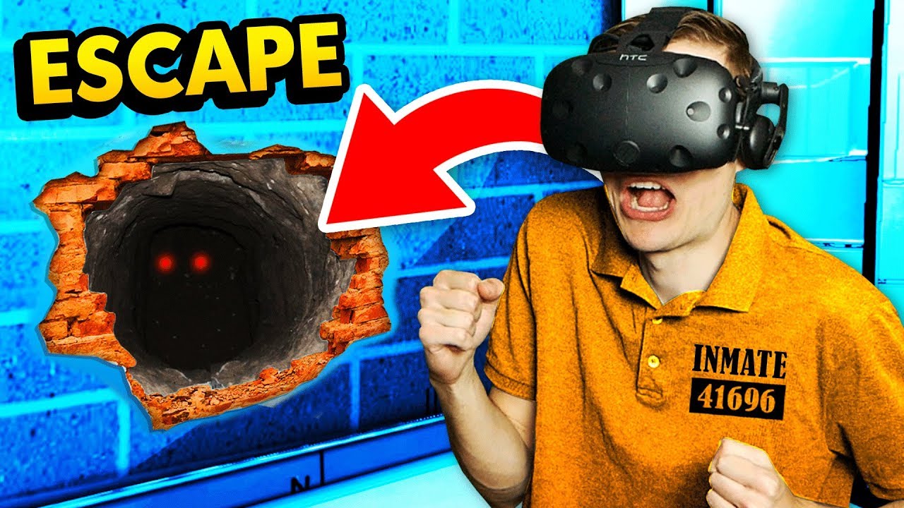 ESCAPING TOP SECURITY PRISON IN VIRTUAL REALITY (Prison Boss VR Funny ...
