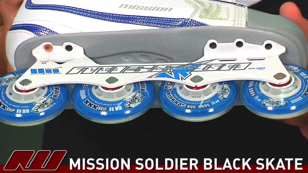 Mission Soldier Black Skates - YouTube