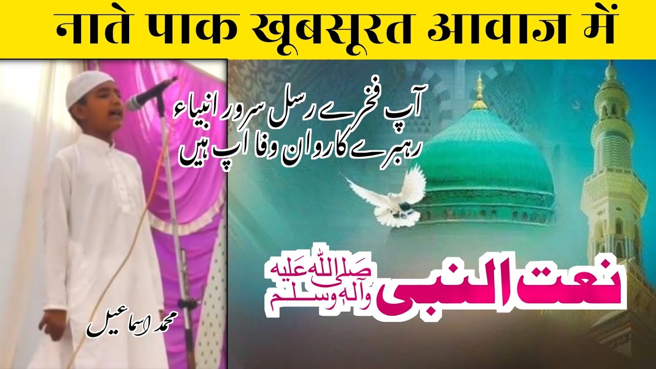 Naate Pak aap fakhre Rasool sarware ambiya#naatepaak #islamictakrir 👳👳👳 ...