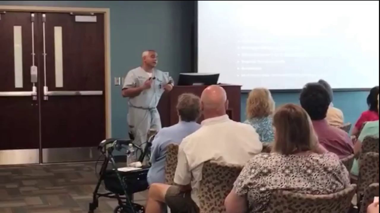 Dr Maulik Bhalani speaks at Florida Hospital regarding how to properly ...