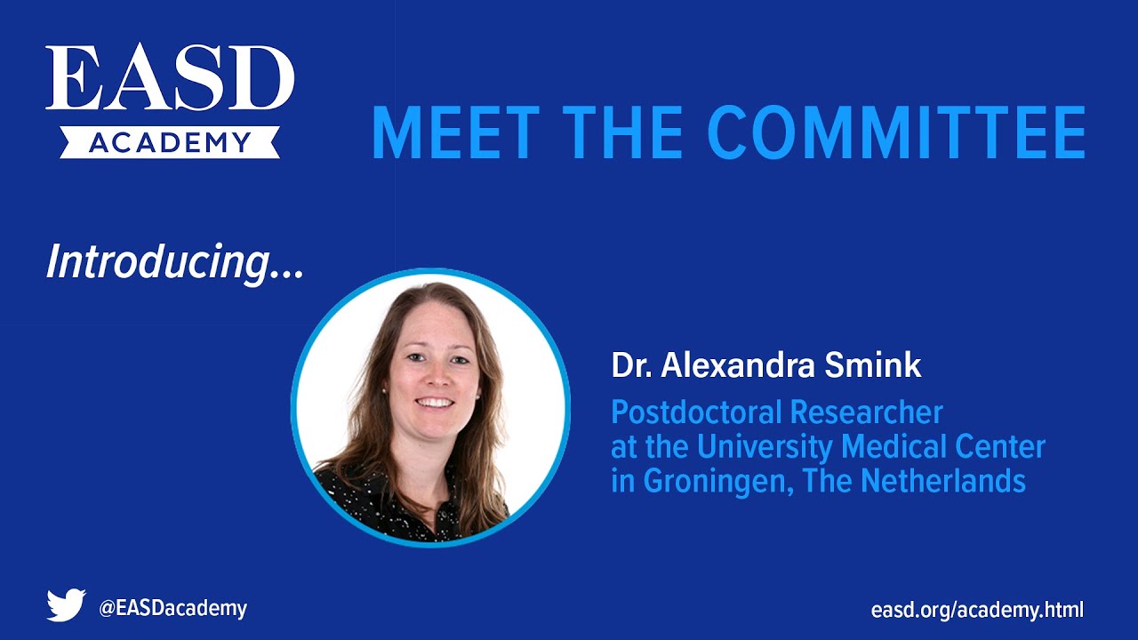 Meet the EASD Early Career Academy - Introducing: Alexandra Smink - YouTube