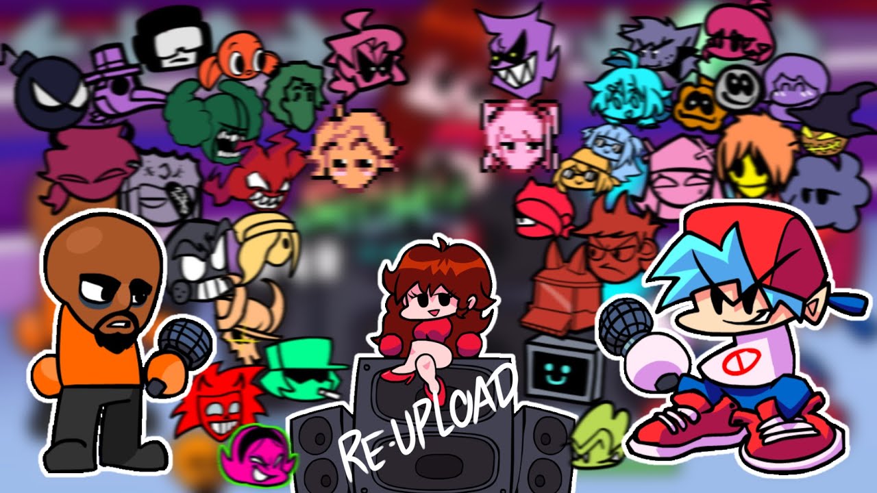 (REUPLOAD) FNF where Everyone sings Sporting but Vibin' icons took over ...