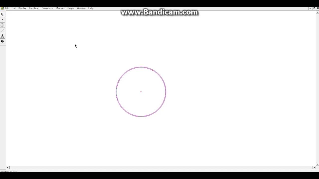 Making a Point Go Around In Geometry Sketchpad - YouTube