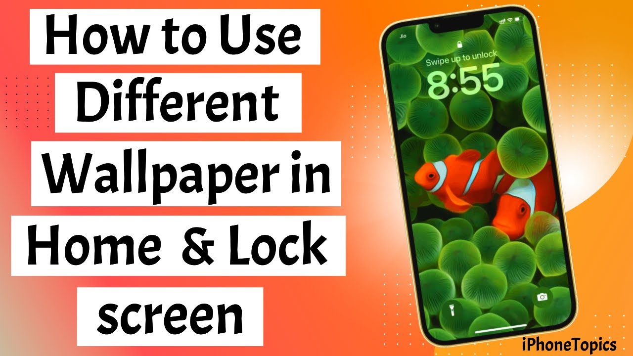 How to Use Different Wallpaper in Home Screen & Lock Screen - YouTube