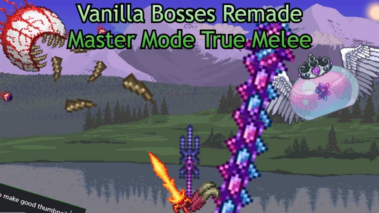 Terraria Vanilla Bosses Remade Mod | All Reworks - Master Mode True ...