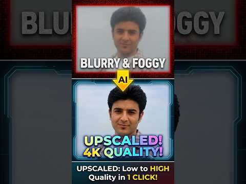 Upscale Image AI: Restore & Enhance Old Photos to HD | AI Image Upscaling Tutorial