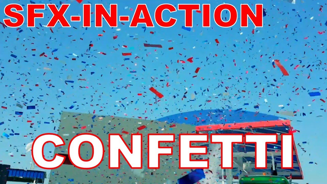 Confetti Blast, Powershots, Stadium Shots & Confetti Blower Rental. SFX ...