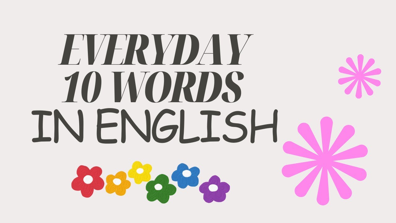 Learn 10 Vocabulary Every day I Daily 10 words in English I 10 WM I 10 ...