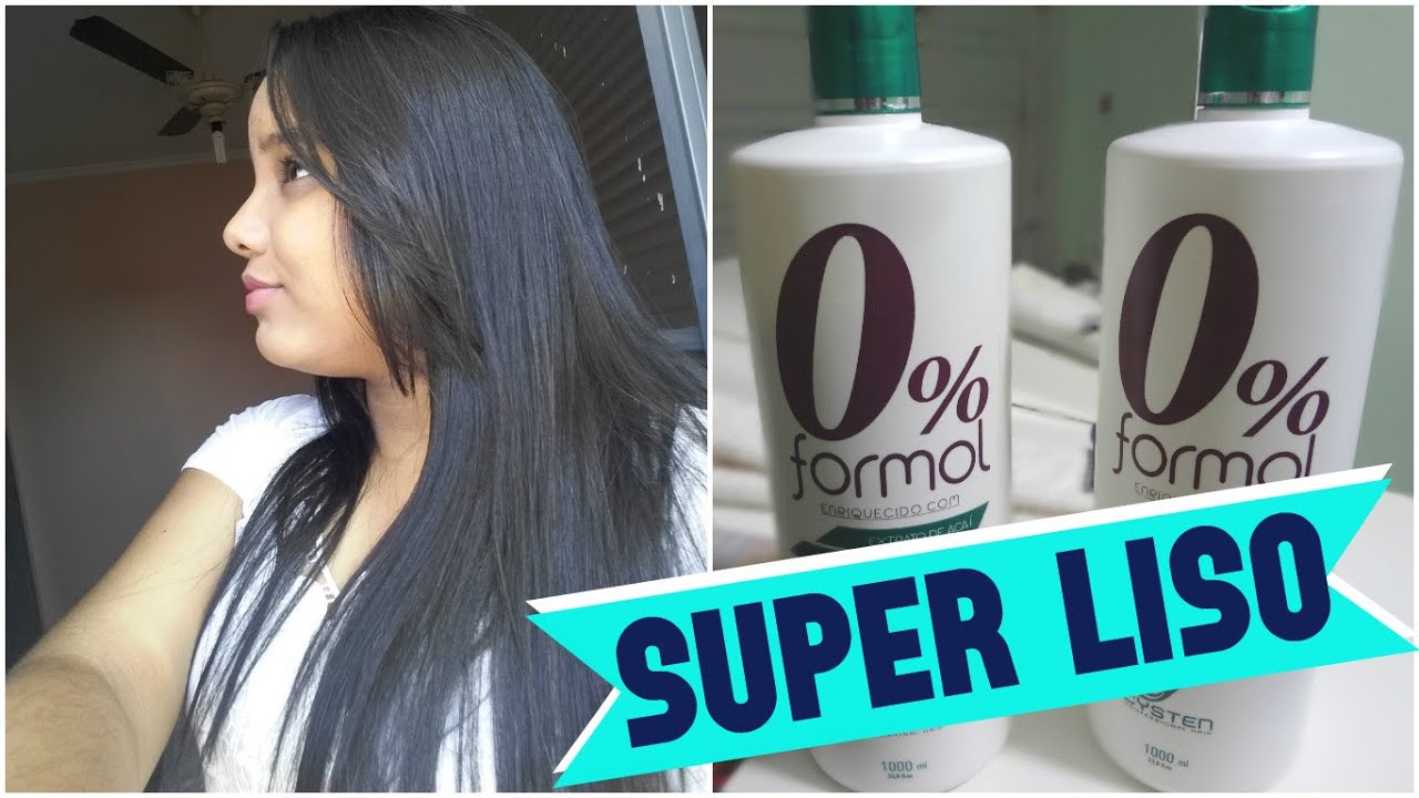 Cabelo super LISO Progressiva sem Formol | CYSTEN HAIR - YouTube