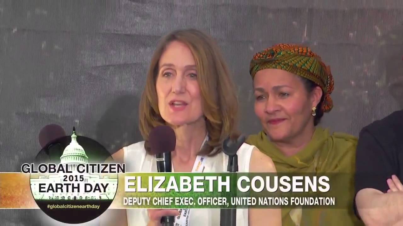 Hugh Evans, Amina Mohammed, Elizabeth Cousens, Michael Elliot, Kweku ...