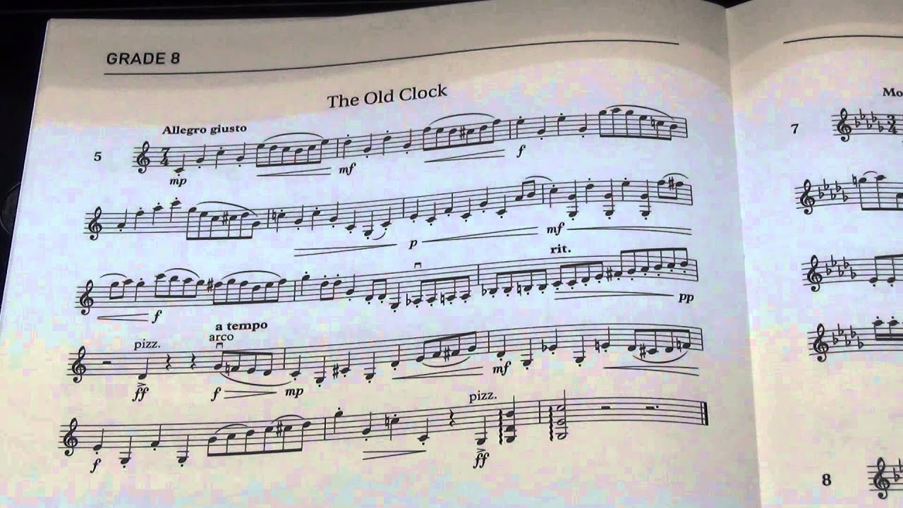 Violin Grade 8 Sight Reading No 5 Allegro giusto - YouTube