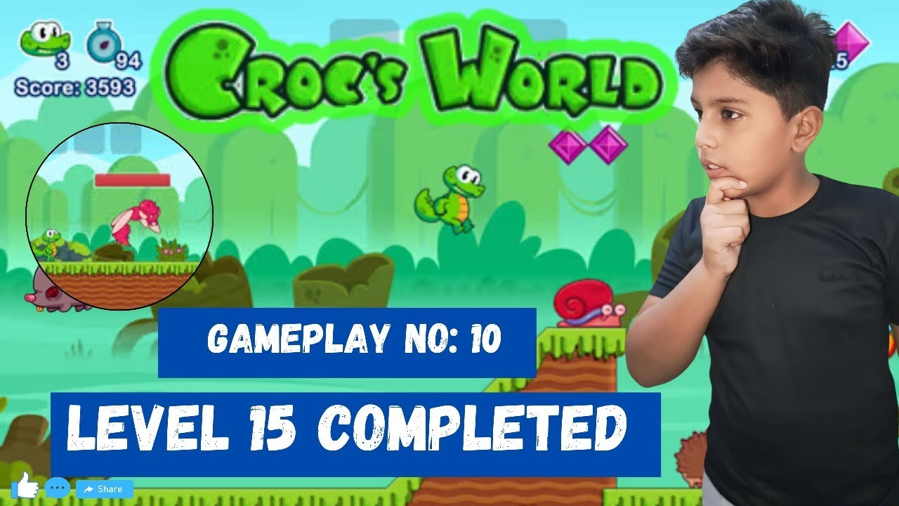 “Crocs World 2 Level 15 Walkthrough | Conquering the Hardest Level Yet ...