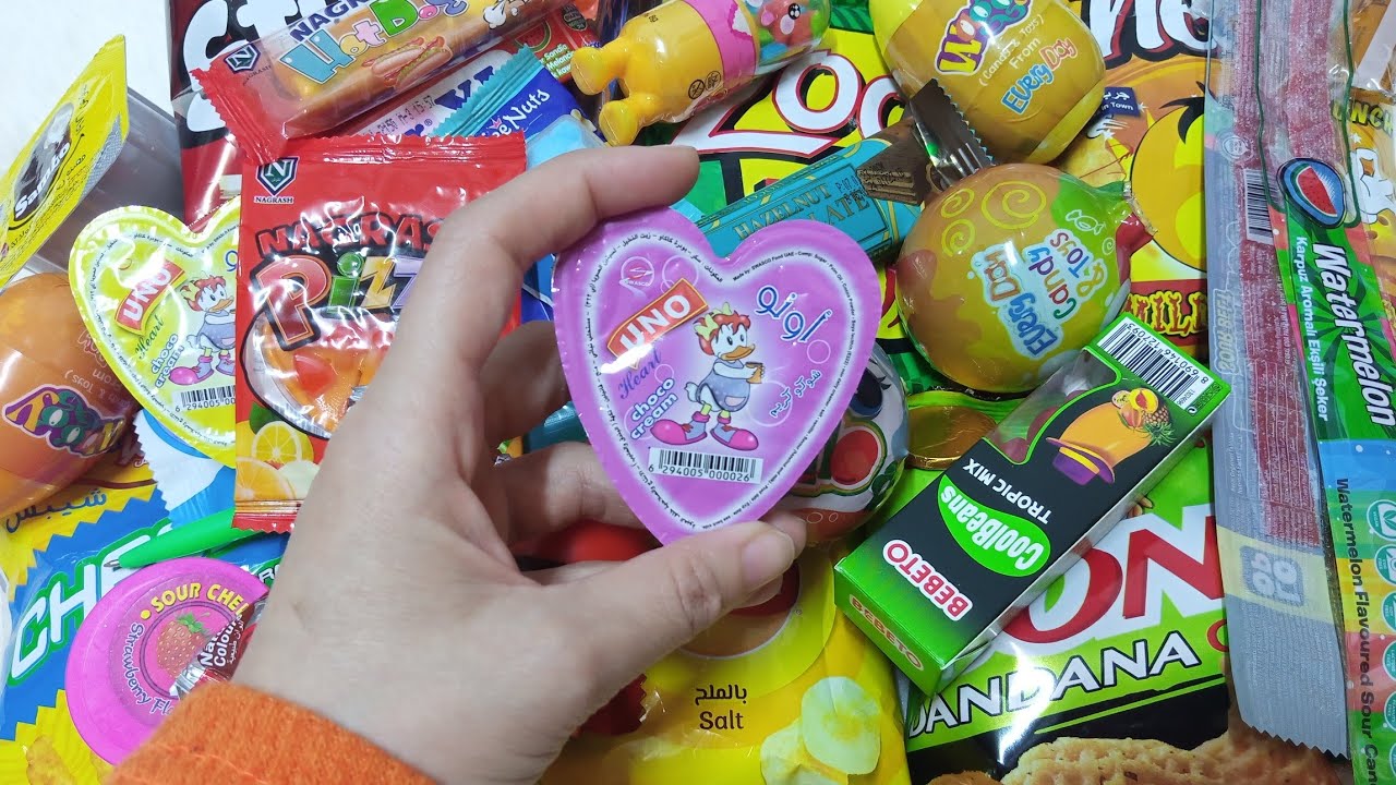 very yummy CANDY, Some Lot's of Candies ASMR VIDEO,choco cream - YouTube