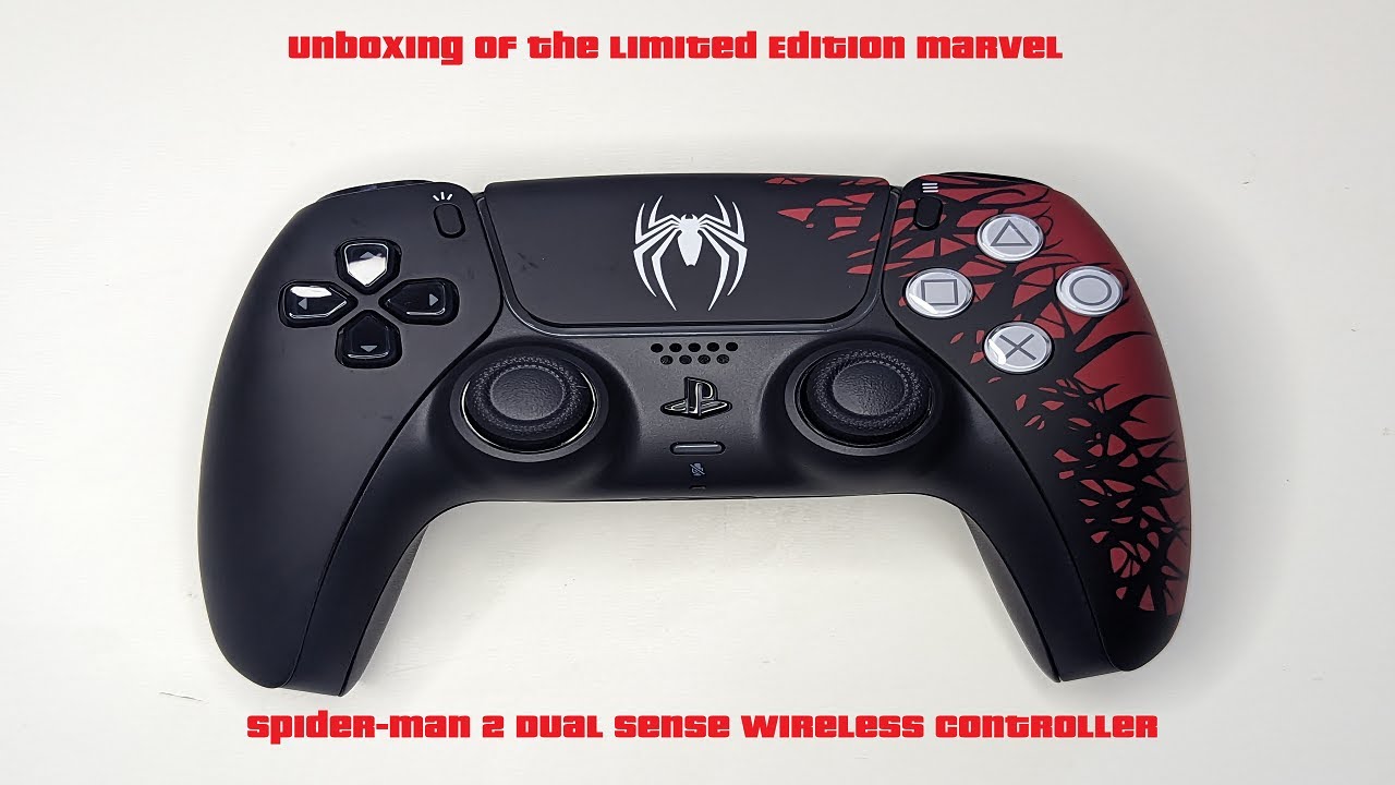 Unboxing of the Limited Edition Marvel Spider-Man 2 Dual Sense Wireless ...