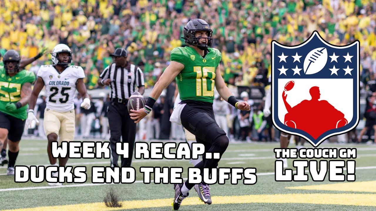 The Ducks END COLORADO, Cougs win the "No One Watches Bowl?"- Couch GM ...