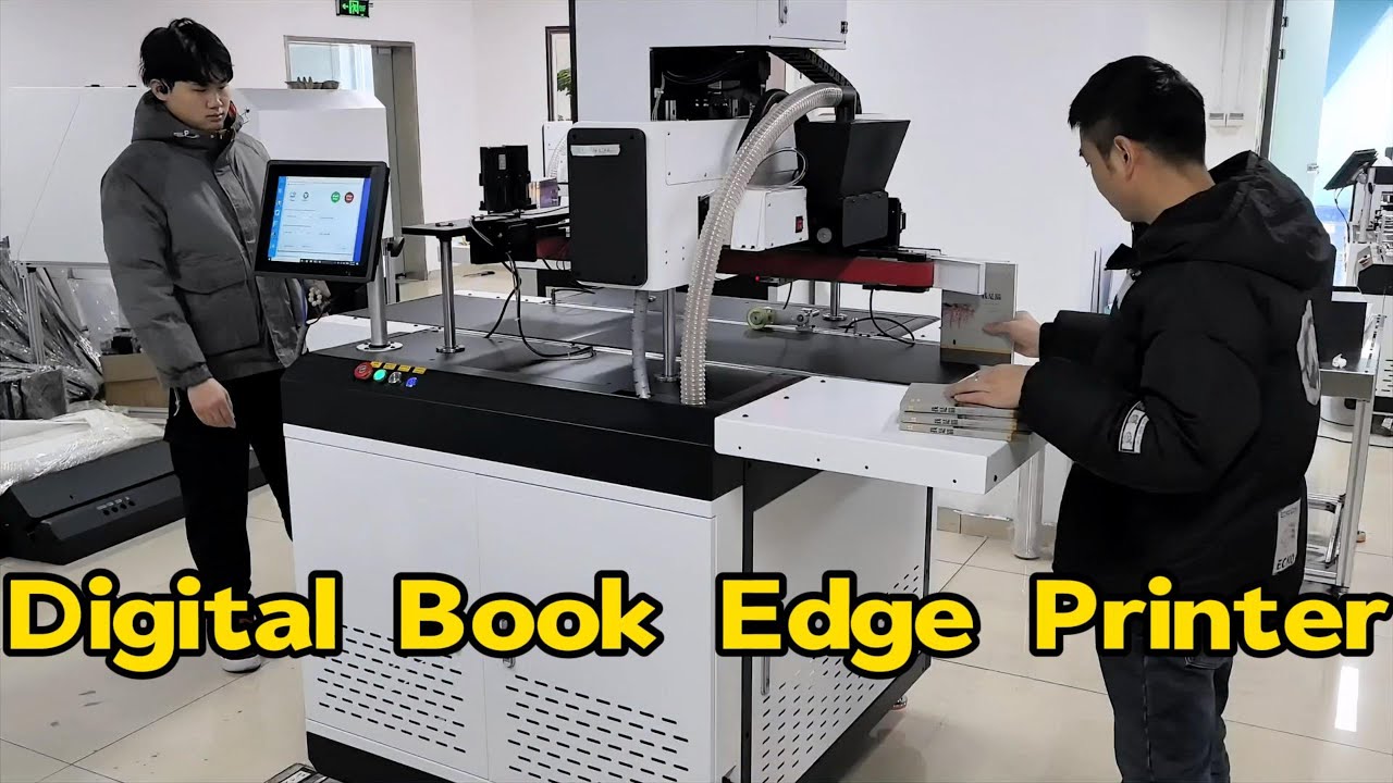 Book Edge Printer, Digital Book Edge Printer, Book Block digital ...