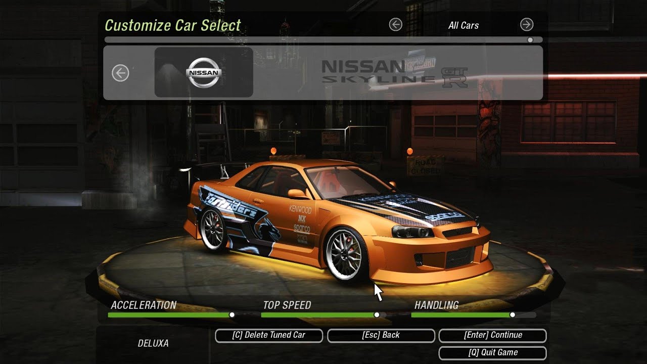 NFS Underground 2 l Nissan Skyline R34 EDDIE Underground 1 - YouTube