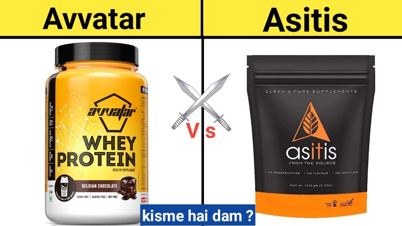 Avvatar whey protein vs asitis whey protein ? - YouTube