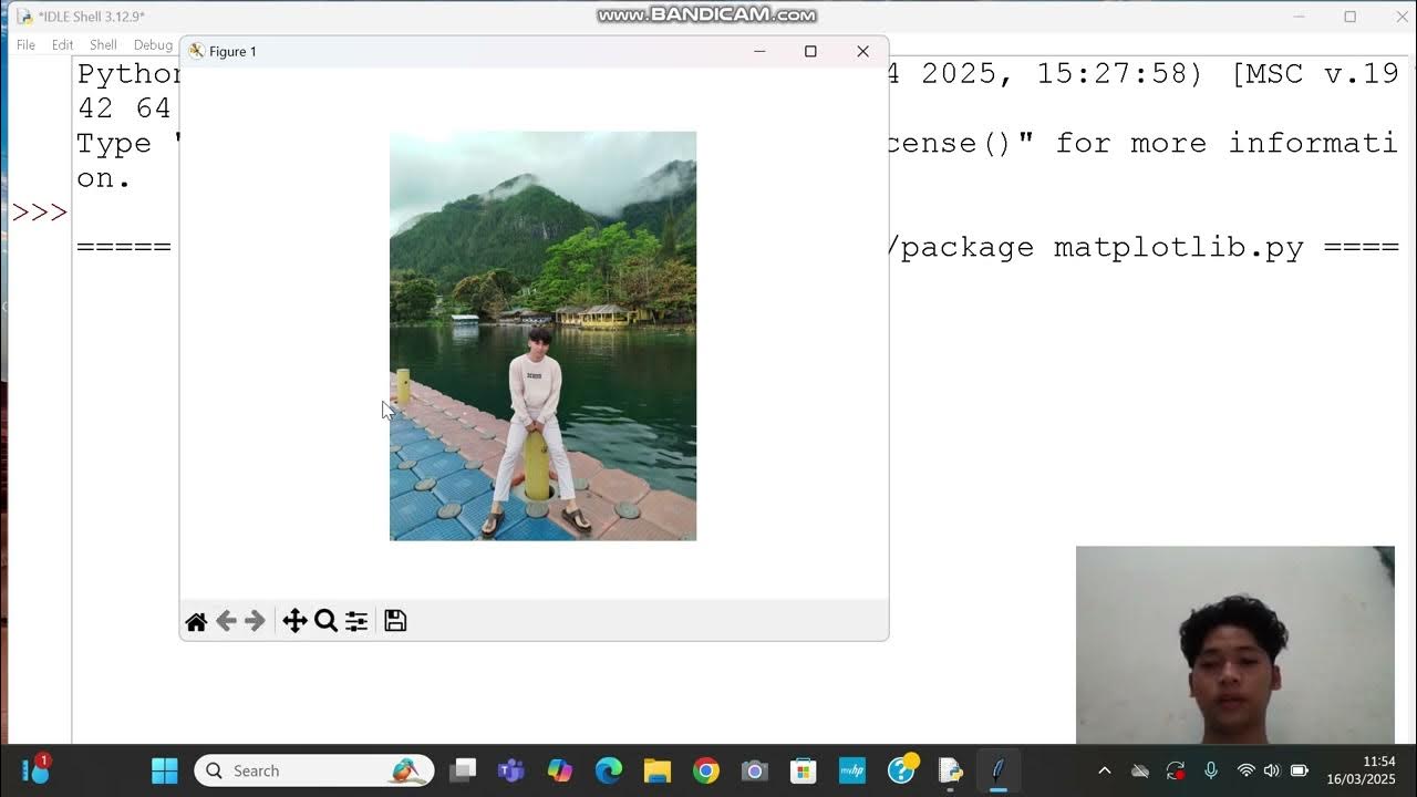 perbedaan Sederhana Pemograman Python dengan menggunakan package matplotlib.pillow dan opencv ...
