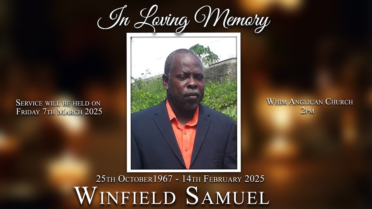 Celebrating The Life of Winfield Samuel - YouTube
