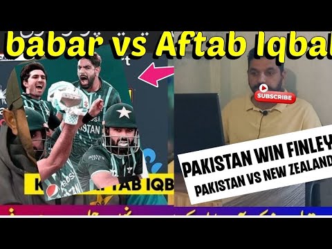 Aftab Iqbal babar Azam controversy and pakiatan vs NZ final - YouTube