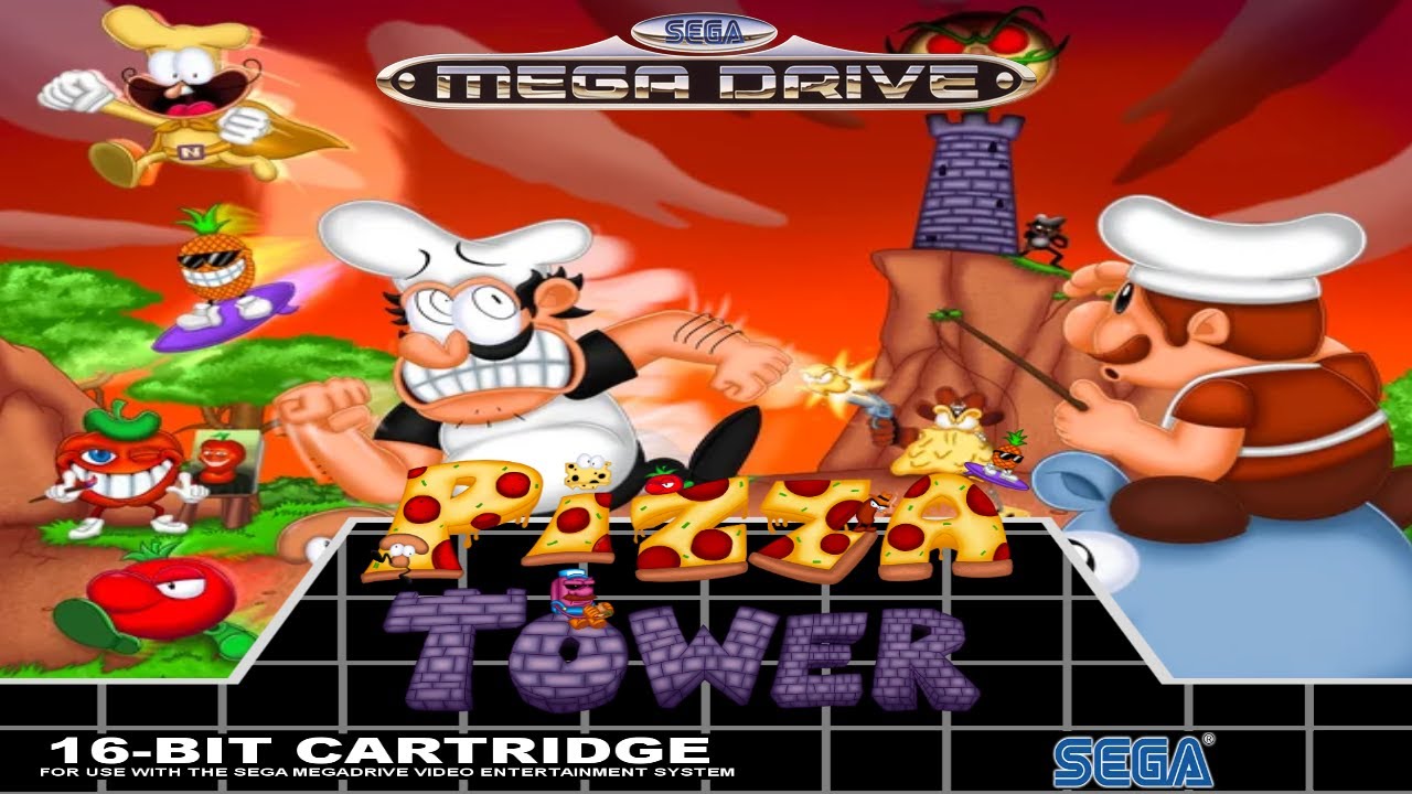 Pizza Tower - Bye Bye There! (Mega Drive Cover) - YouTube