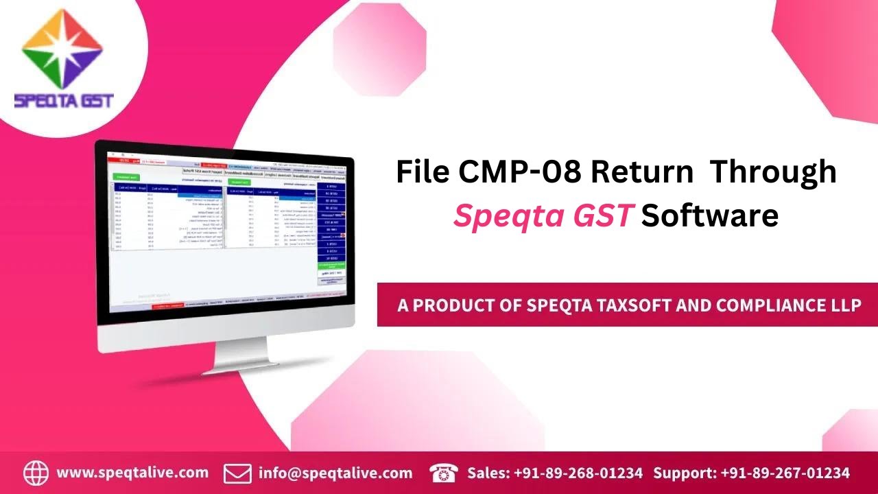 File CMP-08 through Speqta GST Software - YouTube