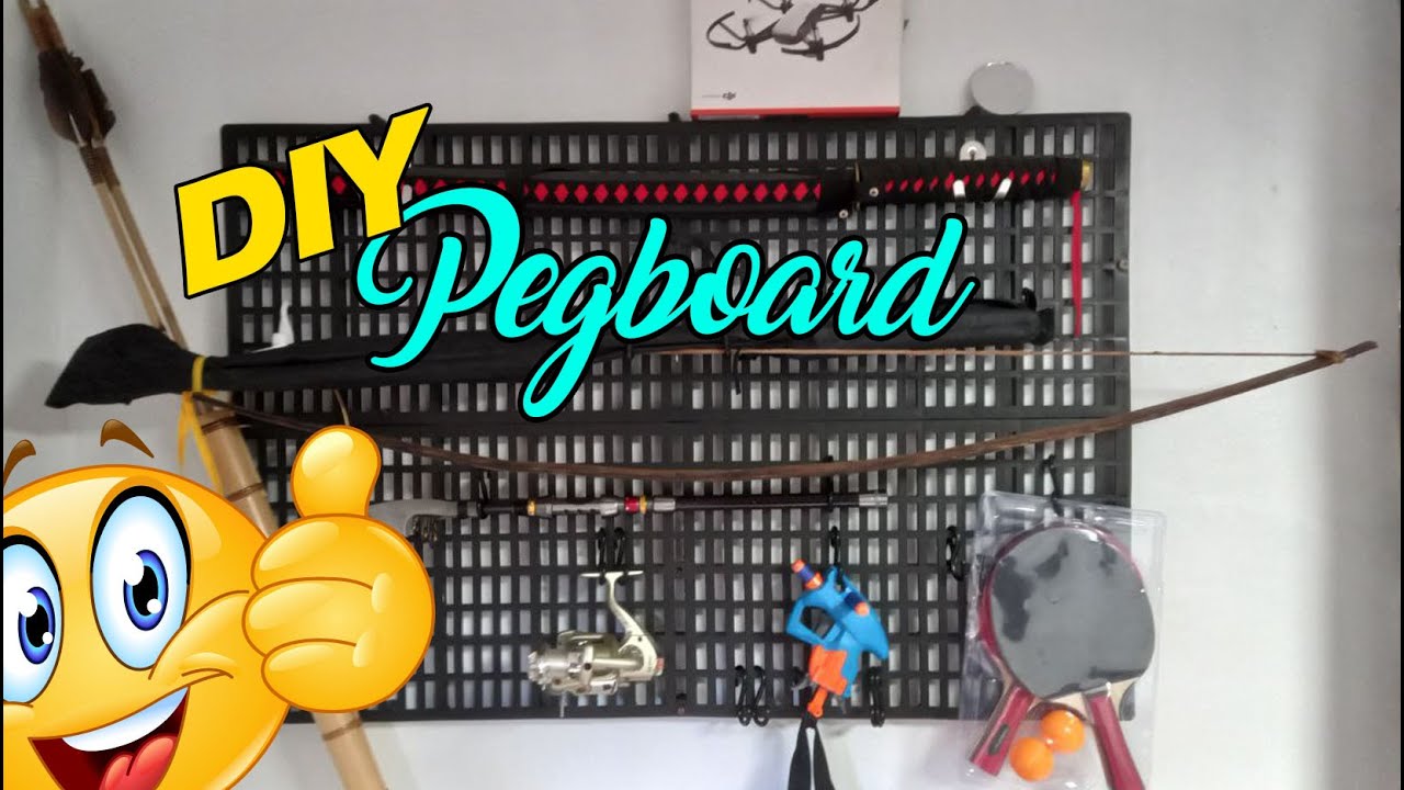 DIY Pegboard | Budget Pegboard - YouTube