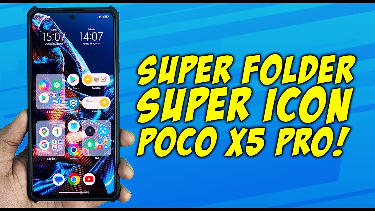 Cara Pasang SUPER FOLDER dan SUPER ICON MIUI 14 POCO X5 Pro! Bisa di ...