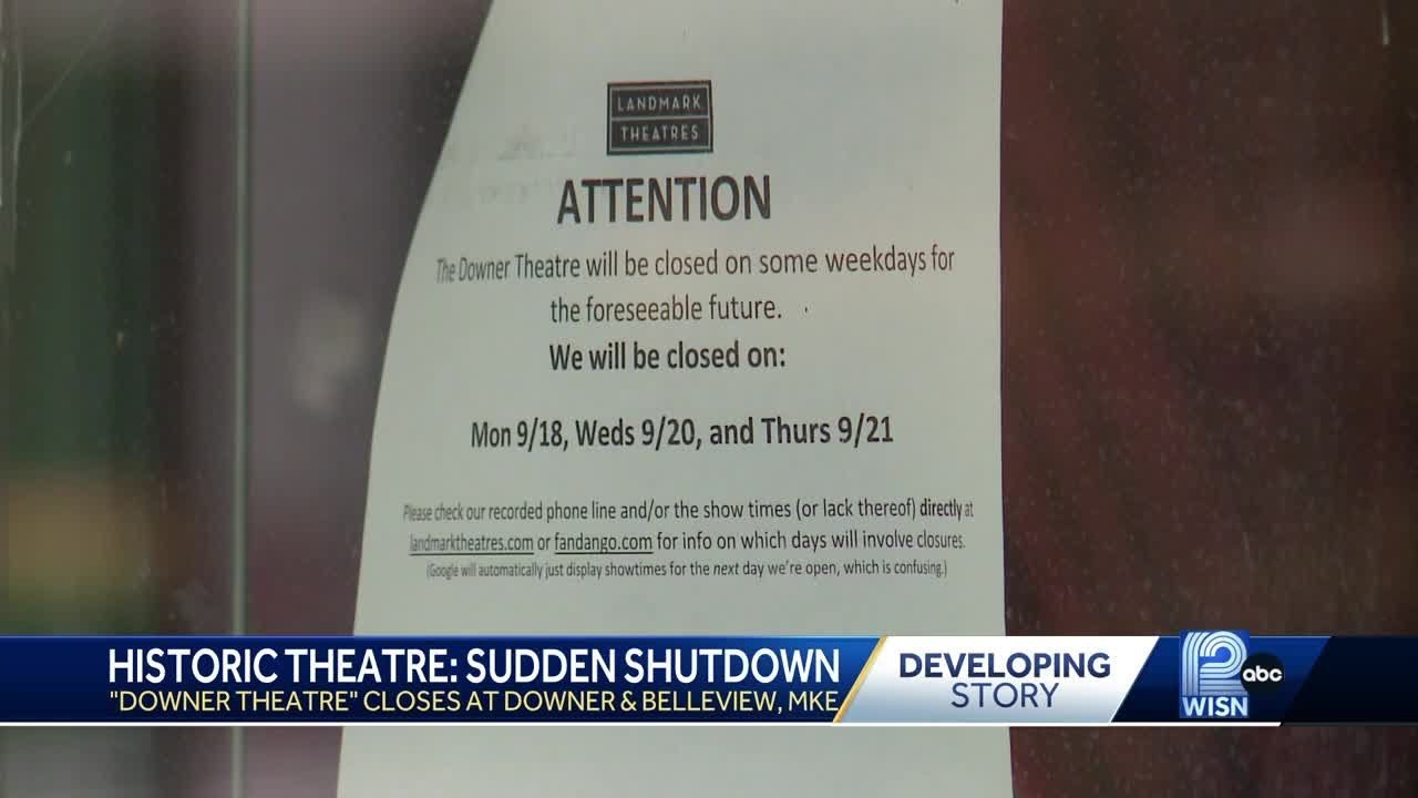 Downer Theatre on Milwaukee's east side closed - YouTube