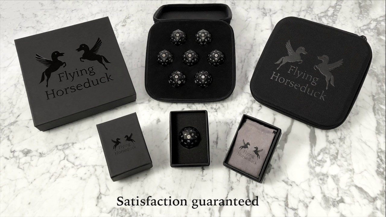 Flying Horseduck Precision Metal RPG Dice - YouTube