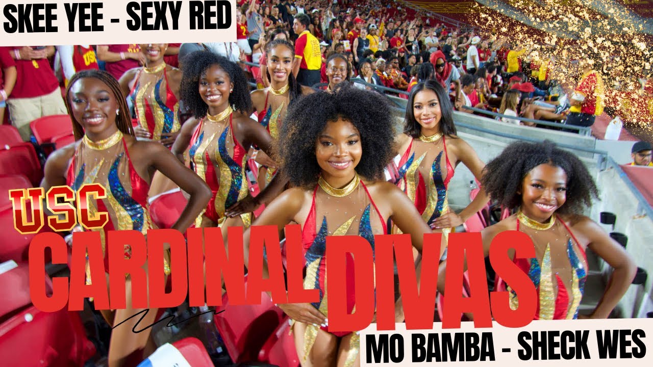 USC CARDINAL DIVAS : SKEE YEE - SEXY RED | MO BAMBA - SHECK WES - YouTube