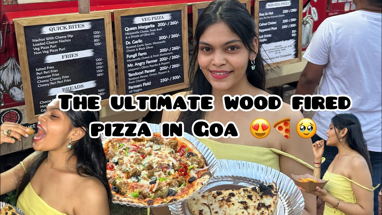 Wood fired pizza 🍕 | Goa | street food | food truck | delicious ...