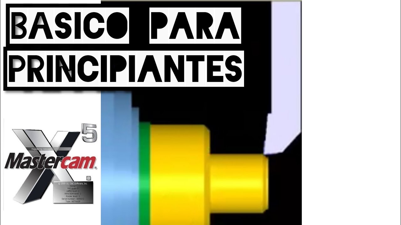 tutorial mastercam basico, torno #1 - YouTube