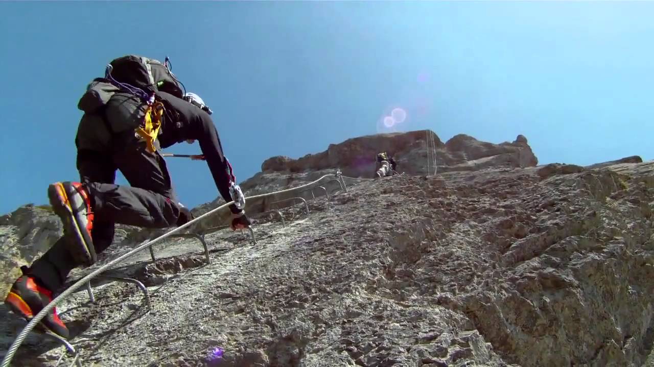 Fürenwand Klettersteig (Via Ferrata), Engelberg - YouTube