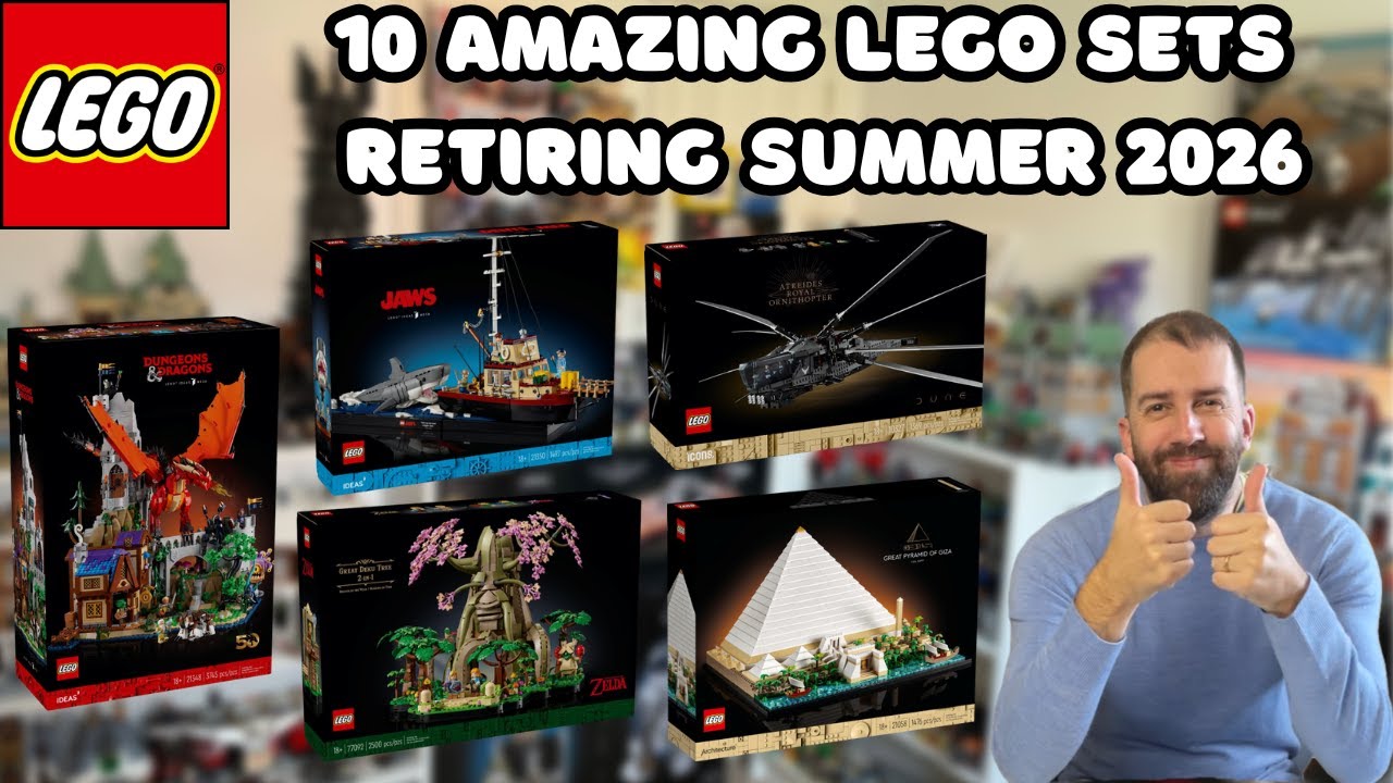 10 Amazing LEGO Sets Retiring Summer 2026 - YouTube