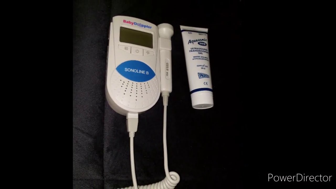 Sonoline B Fetal Doppler HEART BEAT @ 8 WEEKS (Wait for it!) - YouTube