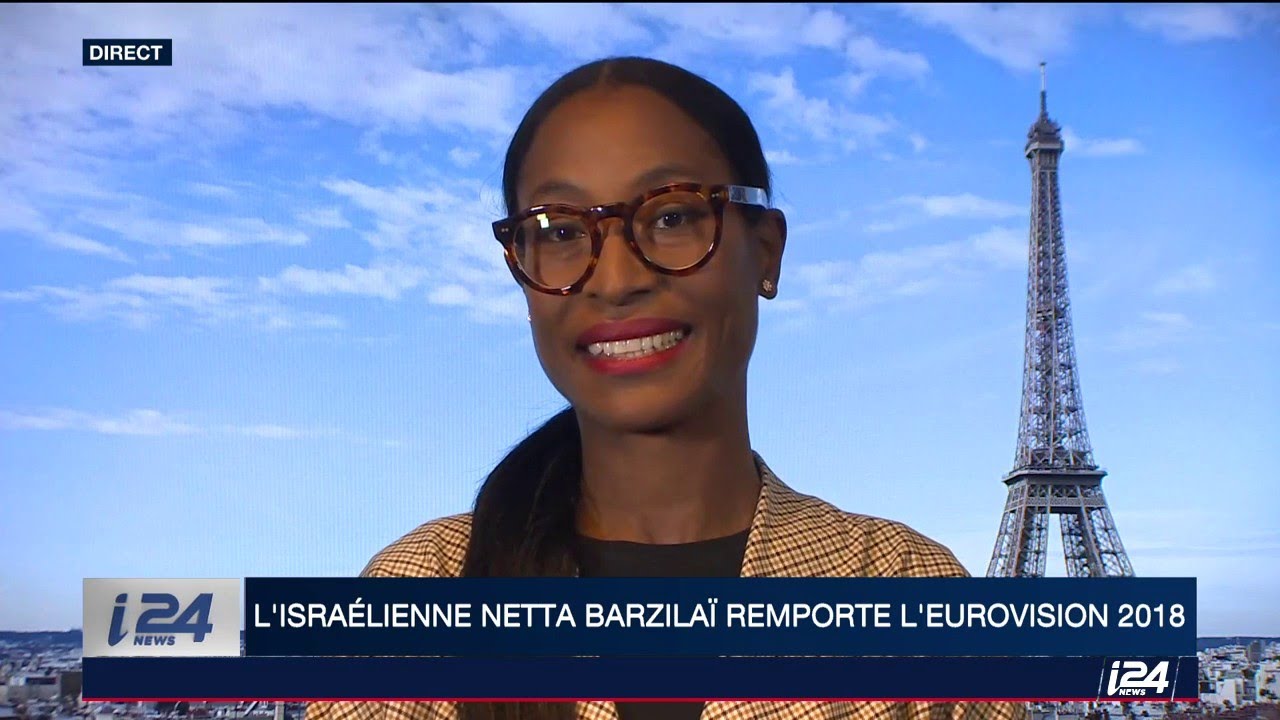 Laura Mayne chanteuse, commentatrice de l'Eurovision 1998 sur i24NEWS ...