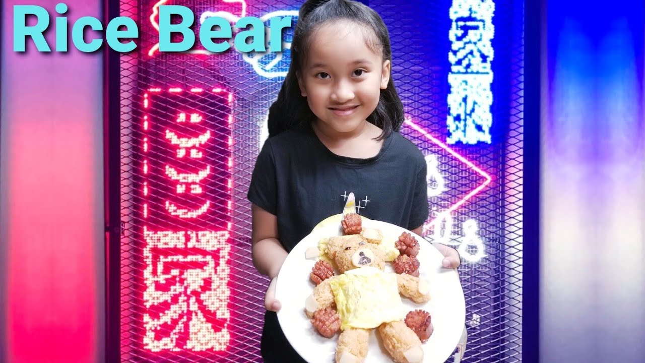 Sleeping Rice Bear with an Egg Blanket - YouTube