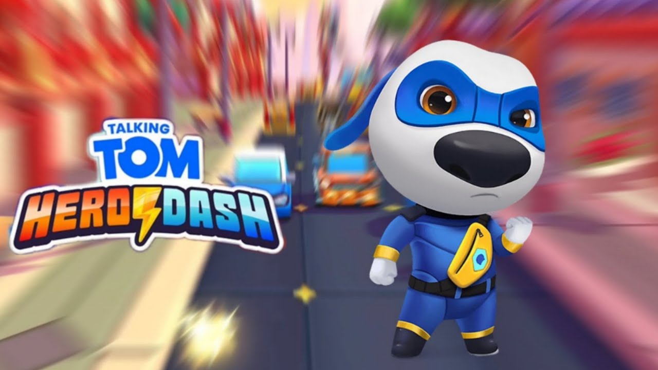 Talking Tom Hero Dash - Hank - 2 x Gameplay Android and IOS - YouTube