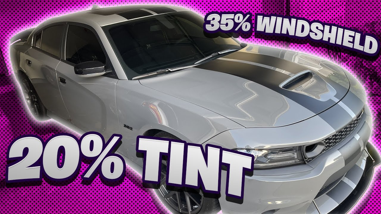 35 % WINDSHIELD TINT & 20 % SIDES & REAR WINDOW TINT - YouTube