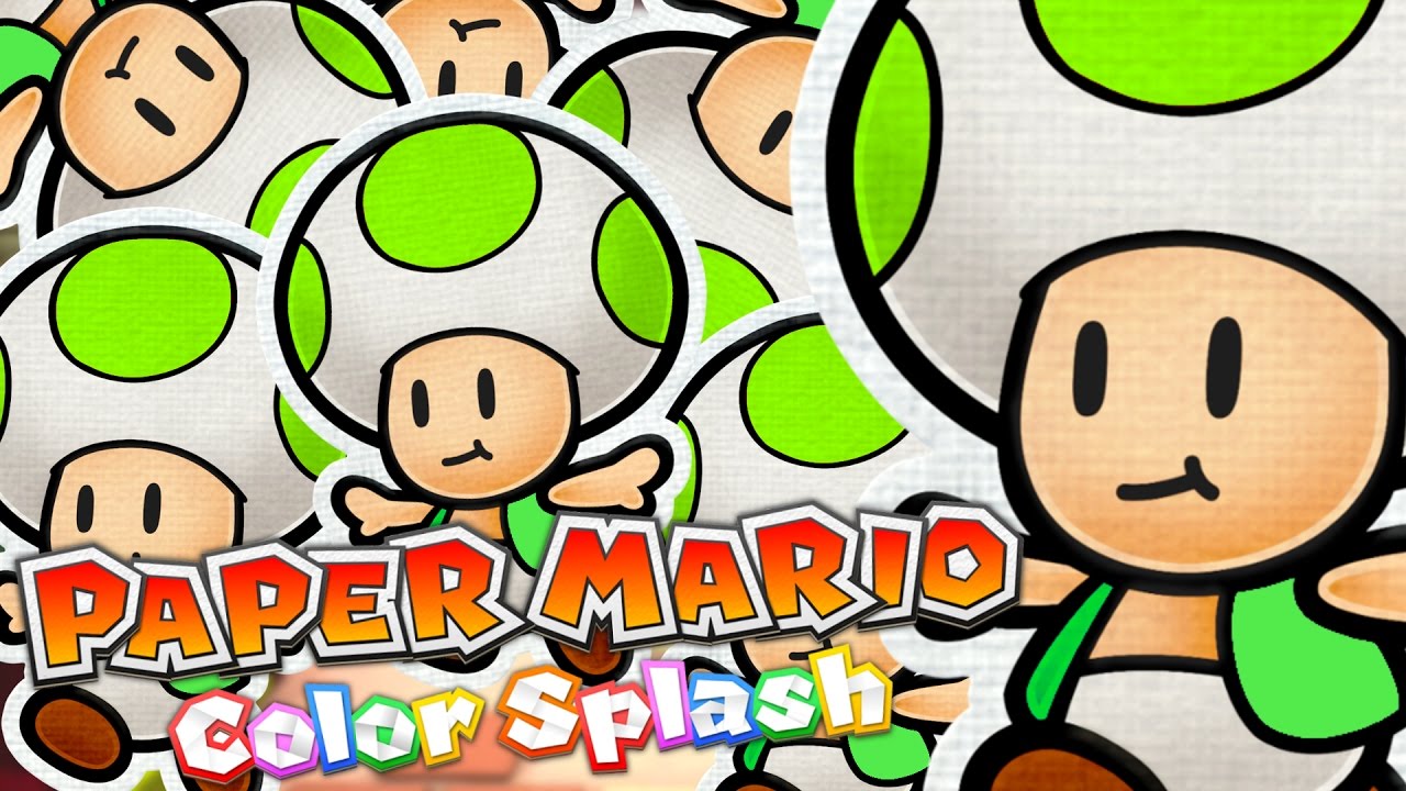 A LA RECHERCHE DES TOAD VERT | PAPER MARIO COLOR SPLASH EPISODE 5 FR ...