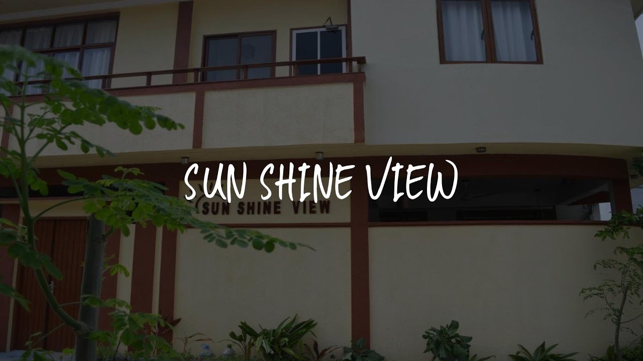 Sun Shine View Review - Maafushi , Maldives - YouTube